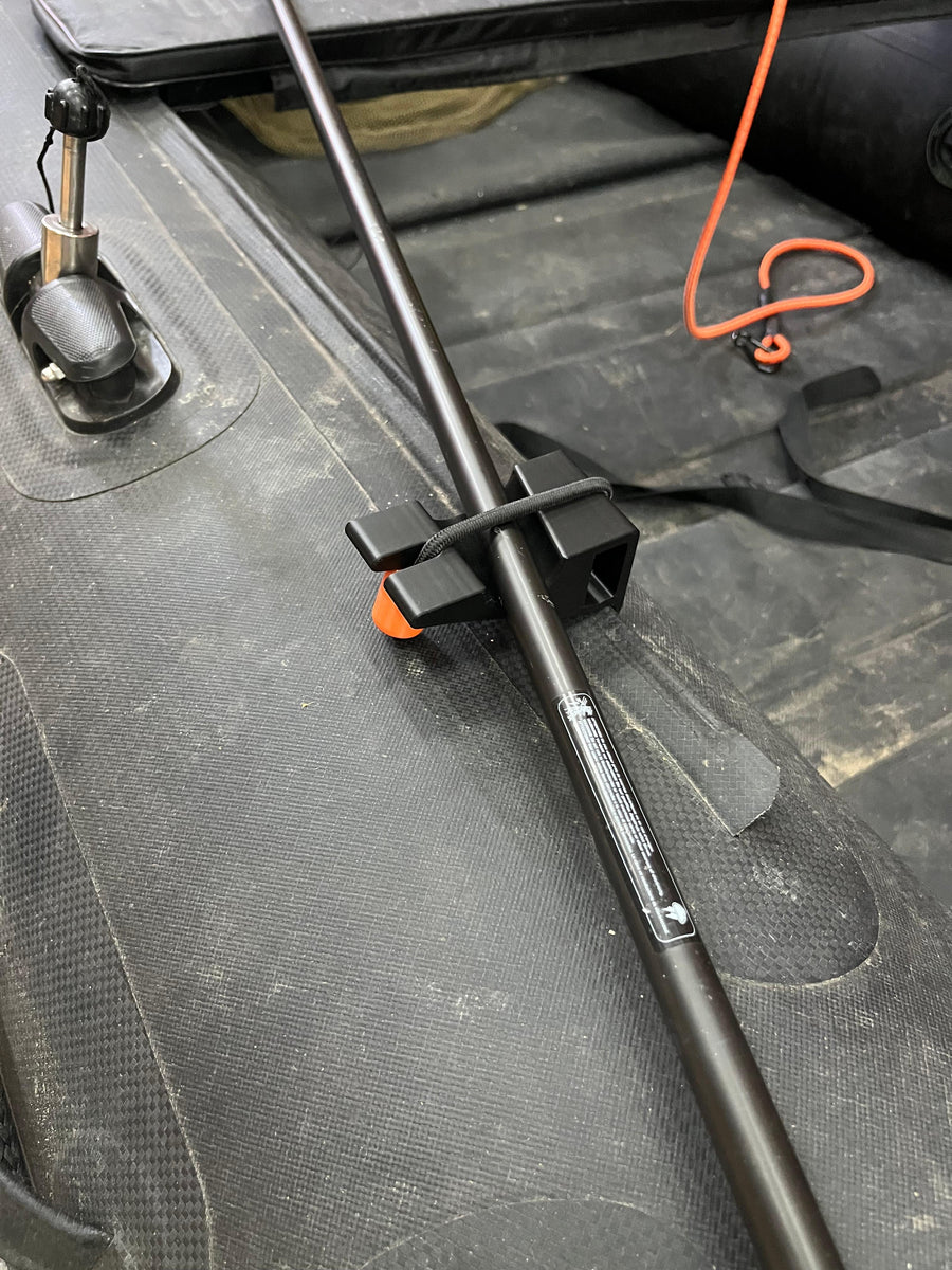 NetLock Boots landing net holder with IB logo – Imperial Fishing GmbH