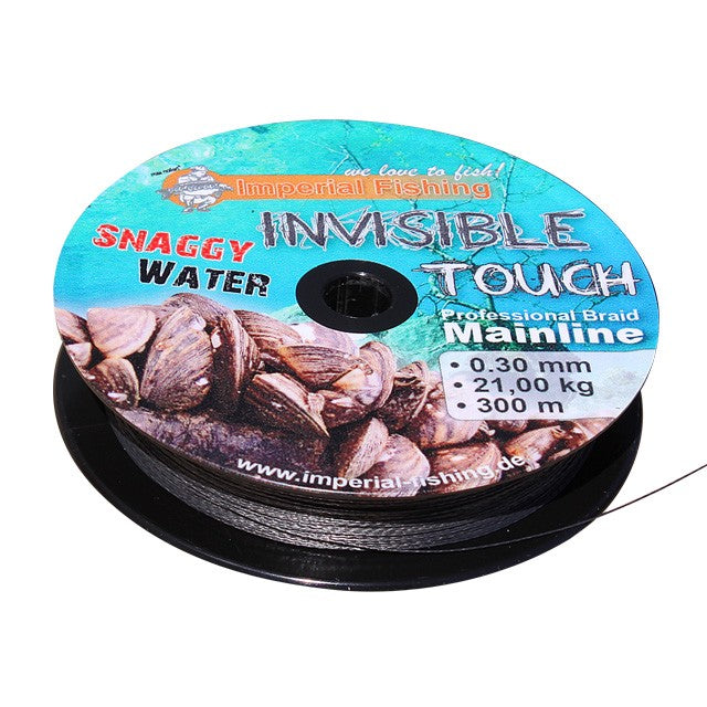 Invisible Touch Snaggy Water – Braided Carp Line 0.30mm | Strong ...